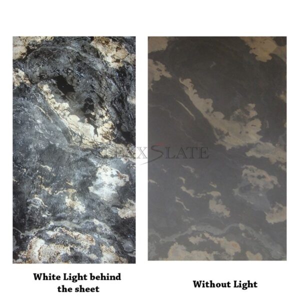 6”x8” Rocky Forest Translucent Sample - FLEXX SLATE