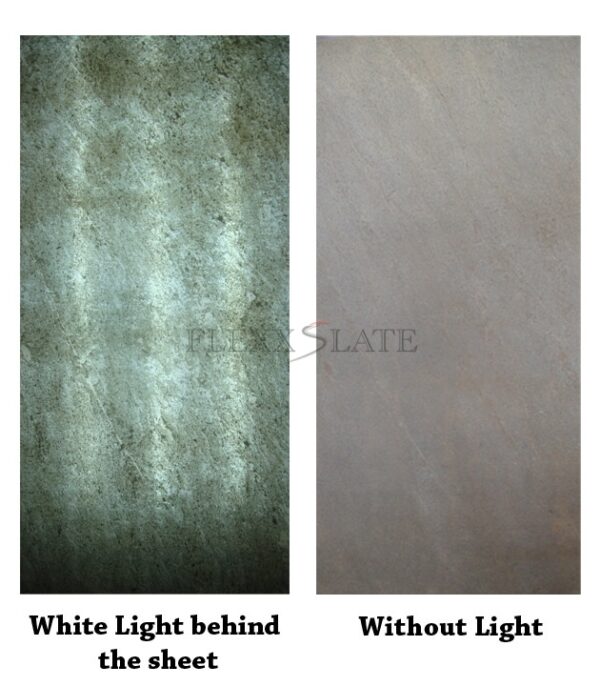 6”x8” Imperial Grey Translucent Sample - FLEXX SLATE