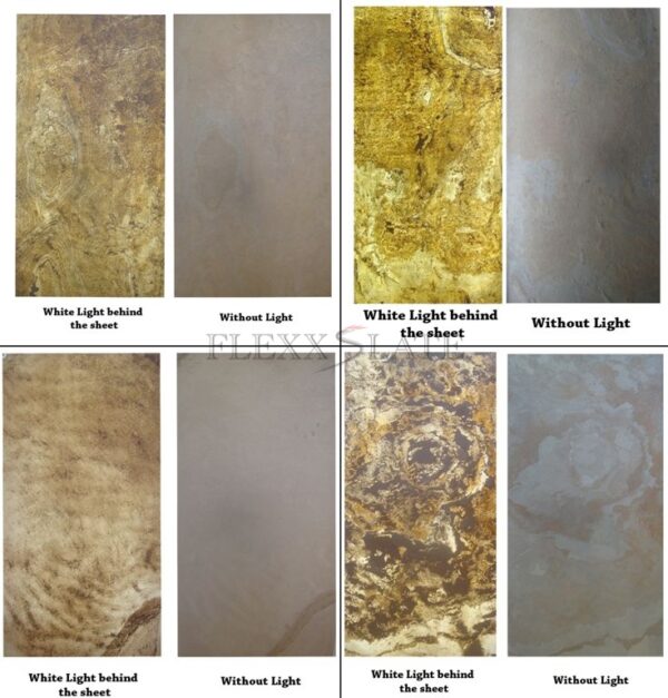 Desert Shores Translucent Stone Panel - FLEXX SLATE